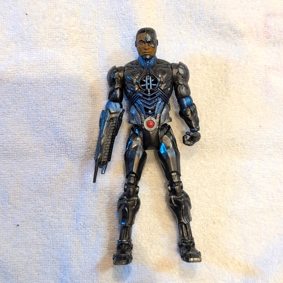 DC Comics | Toys | Justice League Talking Heroes Stealth Attack Cyborg Figure | Poshmark
